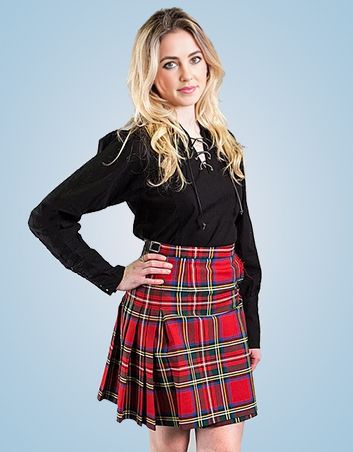 Womens Kilts - Utility Kilt Ladies - Womens Tartan Mini Kilts